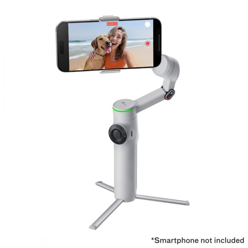 Insta360 Flow 2 Pro AI-Filmmaker Smartphone Stabilizer (Stone Gray)